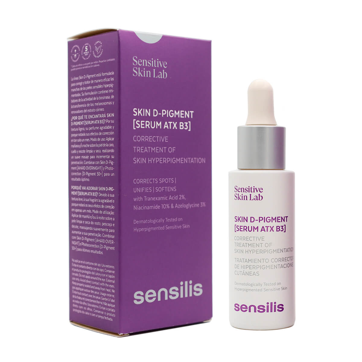 Sensilis Skin D-Pigment Serum ATX B3 30ml - Farmacia Isela Méndez