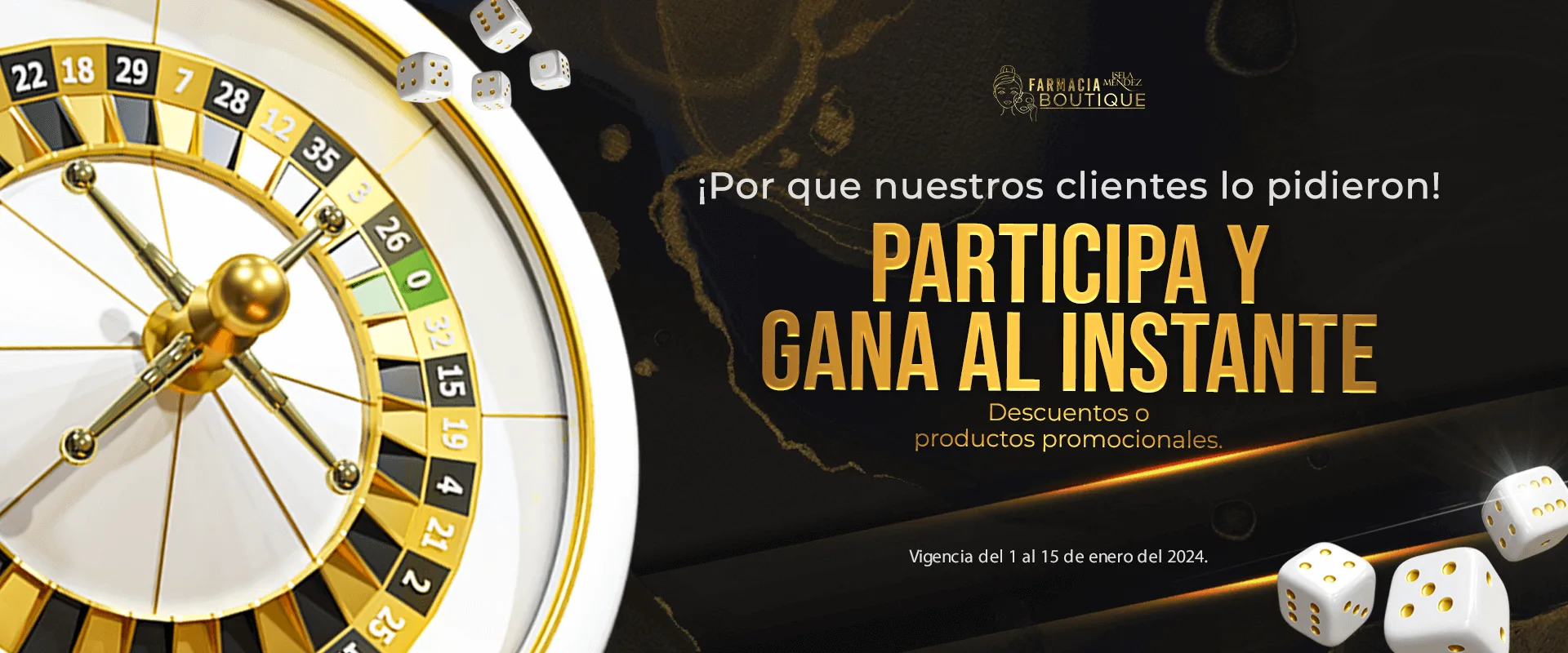 web ruleta - Farmacia Isela Méndez