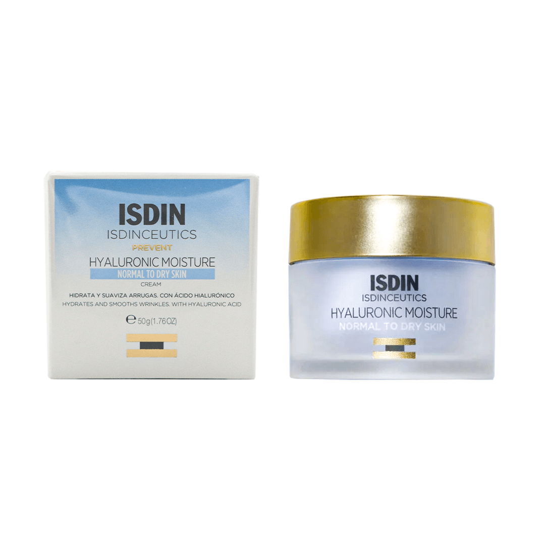 Isdin Hyaluronic Moisture Normal to Dry 50g. - Farmacia Isela Méndez