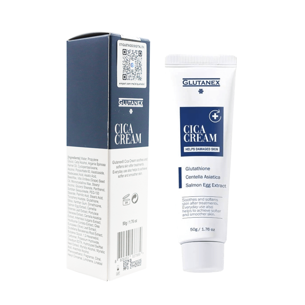 Glutanex CICA-Cream Crema Post-Tratamiento 50g - Farmacia Isela Méndez